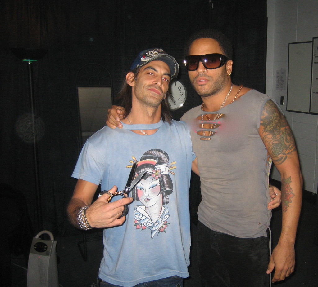 Adam Saaks and Lenny Kravitz | K'ENT MEDIA Mangement Label Publishing